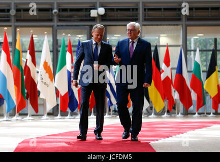 Brussels, Belgium. 16th June, 2017. The European Council President ...