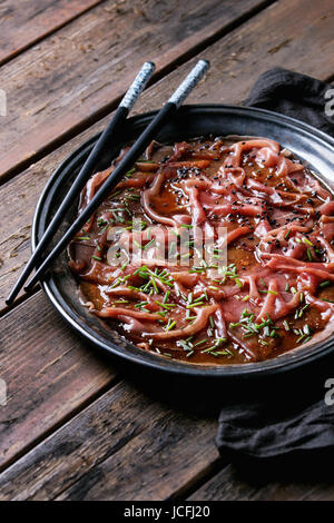 Asian style Beef carpaccio Stock Photo - Alamy