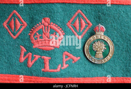 Women's Land Army insignia, WW2 Home Front Stock Photo - Alamy