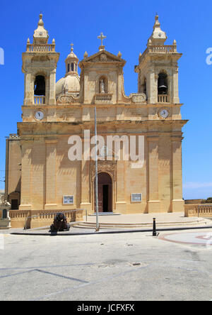 Island Malta, Zebbug, parish church piece Philip, visitor, Maltese ...