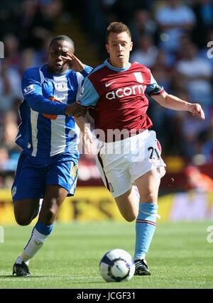 NICKY SHOREY & CHARLES N'ZOGBIA ASTON VILLA V WIGAN ATHLETIC ASTON ...