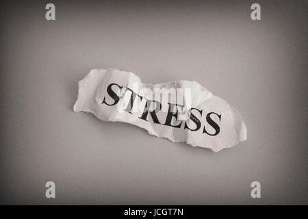 Piece of paper with word Anxiety. Black and White Stock Photo - Alamy