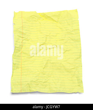 Wrinkled Yellow Lined Note Book Paper Background Texture Stock Photo ...