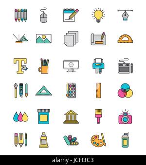 hand draw icons Stock Vector Image & Art - Alamy