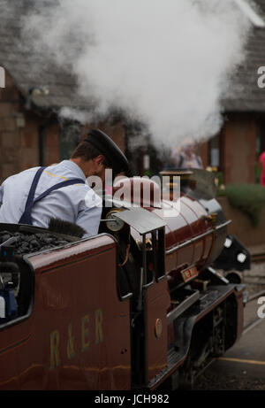 Ravenglass and Eskdale Railway Steam engine / locomotive Northern Rock ...