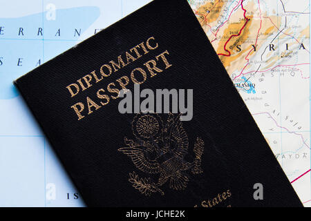 Diplomatic Passport of United States of America Stock Photo - Alamy
