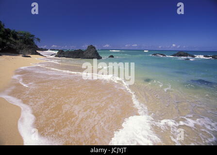 the beach of the village Moya on the Island of Anjouan on the Comoros ...