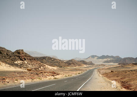 Road in South Sinai. Egypt Stock Photo - Alamy