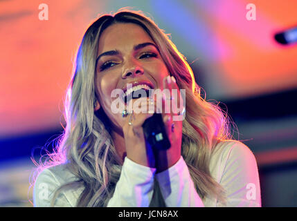 X Factor winner 2015 Louisa Johnson performs at G-A-Y in London. Last ...