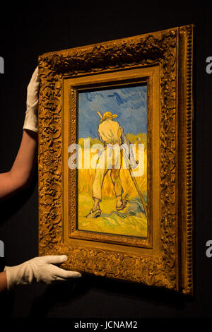 Le Moissonneur (d'apres Millet), Vincent van Gogh, 1889 Stock Photo - Alamy