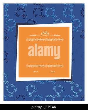 Trophy Icon Blue Stock Vector Image & Art - Alamy