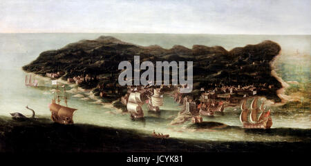 The Island of Barbados circa 1694 by Isaac Sailmaker Stock Photo - Alamy