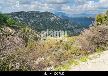 Mountain views, Geopark Area, Troodos Mountains, Limassol district ...