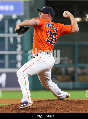 Houston Astros relief pitcher Will Harris during a baseball game ...