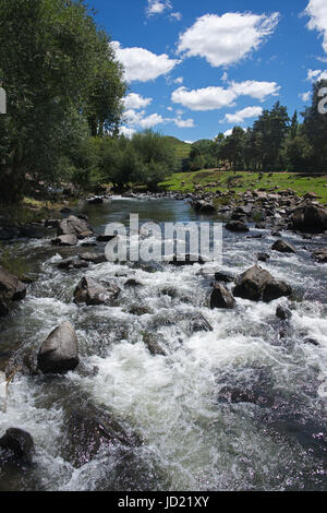 Maletsunyane River Maseru District Lesotho Southern Africa Stock Photo ...
