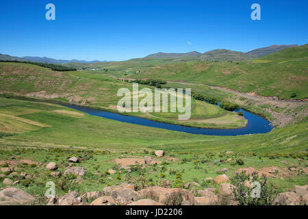 Rural landscape Maseru District Lesotho Southern Africa Stock Photo - Alamy