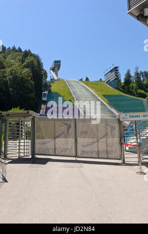 The Ski Slope of the Bergisel Olympic Stadium, Innsbruck, Austria Stock ...