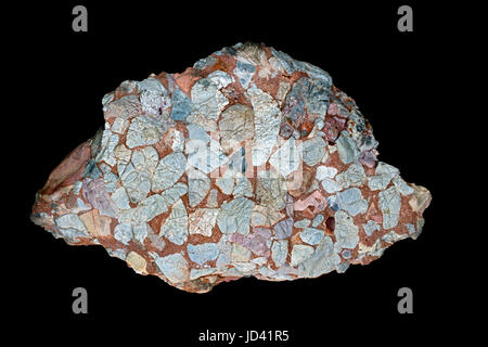 leesburg limestone conglomerate, sedimentary rock, from near Leesburg ...