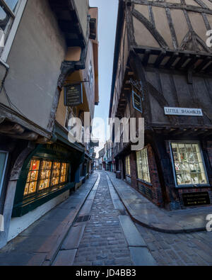 Little Shambles, Streets of York, Yorkshire, Great Britain Stock Photo ...