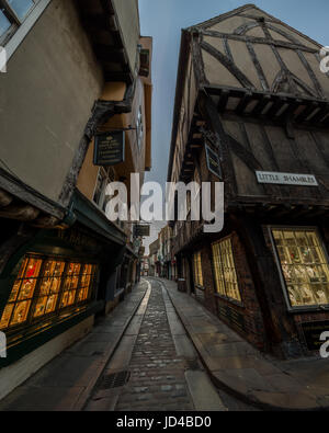 The Shambles, historic street of butcher shops dating back to medieval ...