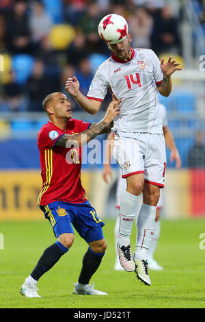 Sandro Ramirez during the UEFA European Under-21 match between Portugal ...
