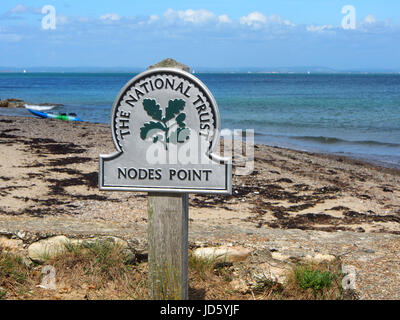 Nodes Point on the Isle of Wight Stock Photo - Alamy