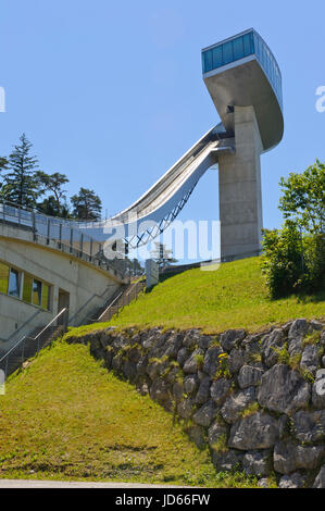 The Ski Slope of the Bergisel Olympic Stadium, Innsbruck, Austria Stock ...