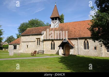 St Bartholomew Church, Wigginton, Hertfordshire,, has a nave, chancel ...