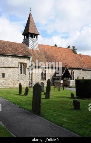 St Bartholomew Church, Wigginton, Hertfordshire,, has a nave, chancel ...