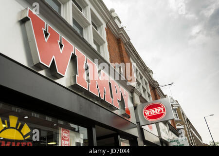 Wimpy Bar in London, England, 1971 Stock Photo - Alamy