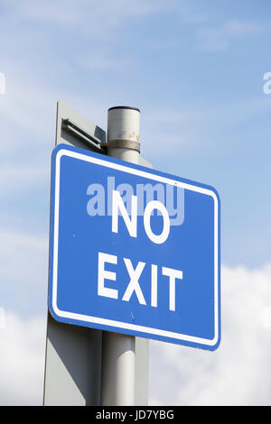 No Exit road sign, England, UK Stock Photo - Alamy