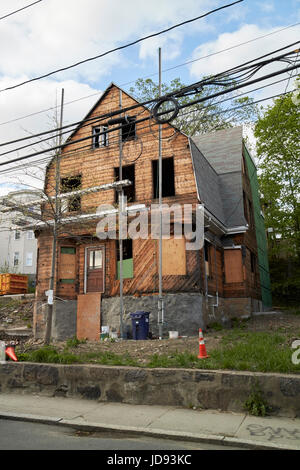 Building Preservation. Construction work on original London buildings ...
