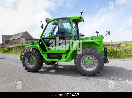 Tractor at Ness Isle of Lewis Western Isles Outer Hebrides Scotland ...