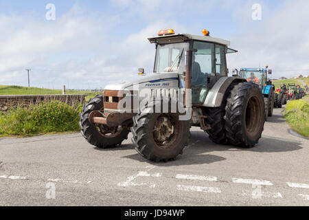 Tractors at Ness Isle of Lewis Western Isles Outer Hebrides United ...