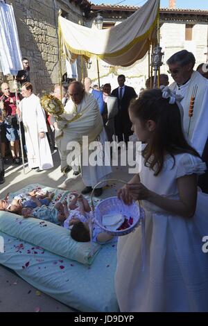 The colacho jumping babies born during the year is the highlight of the ...