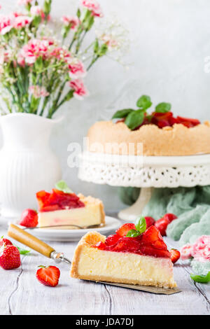 Breakfast with coffee, and cheese with flowers Stock Photo - Alamy