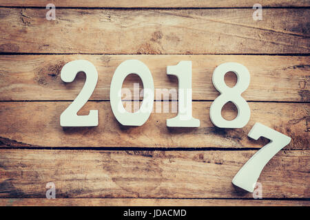 Wooden calendar with number January 2. Happy New Year! Symbol of New ...