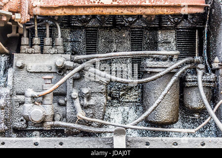 old rusty diesel engine Stock Photo: 84828107 - Alamy