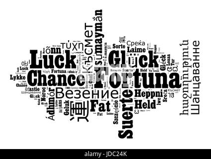 Good luck word cloud in different languages Stock Photo: 185294920 - Alamy
