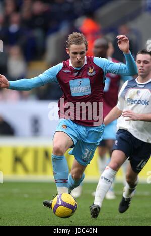 JACK COLLINSON WEST HAM UNITED FC WEST HAM UNITED FC KC STADIUM HULL ...