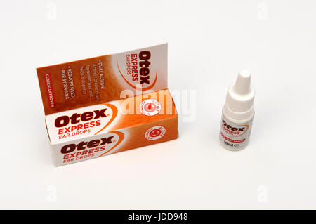 Otex Express Ear Drops Stock Photo - Alamy