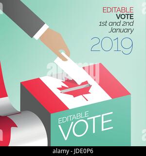 Election Voting Box in Canada Stock Vector Image & Art - Alamy