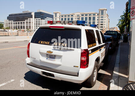 WASHINGTON, DC, USA - Secret Service Police officers on bicycles at ...