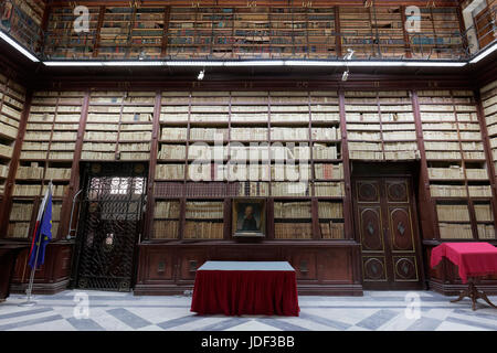 Reading room, National Library, Valletta, Malta Stock Photo - Alamy