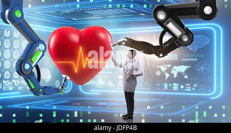 The heart surgery done by robotic arm Stock Photo - Alamy