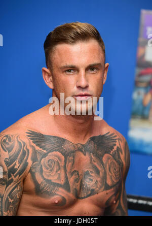David Hawley attending the Ex On The Beach Photocall, held at the Fight ...