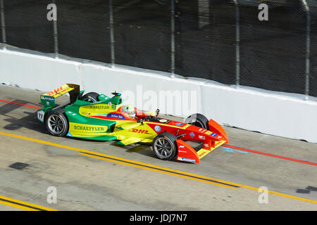 Audi Sport ABT Schaeffler Formula E Team's Lucas Di Grassi's car is ...
