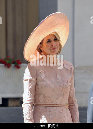 Roma, Visita dei Reali di Olanda . Pictured : Queen Maxima, King Willem ...