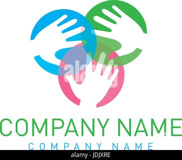 Team Work People Logo Vector icon Stock Vector Image & Art - Alamy