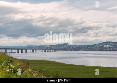 The Tay Road Bridge serving Dundee and the East Coast of Scotland Stock ...